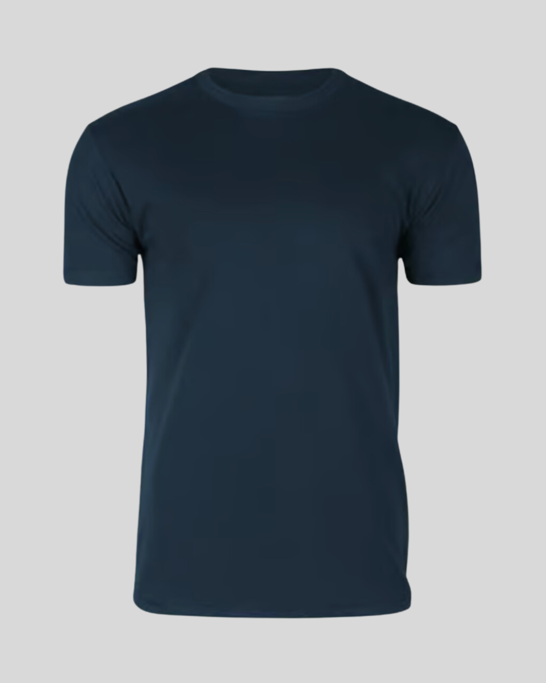 Camiseta de cuello redondo azul marino – Rude Men